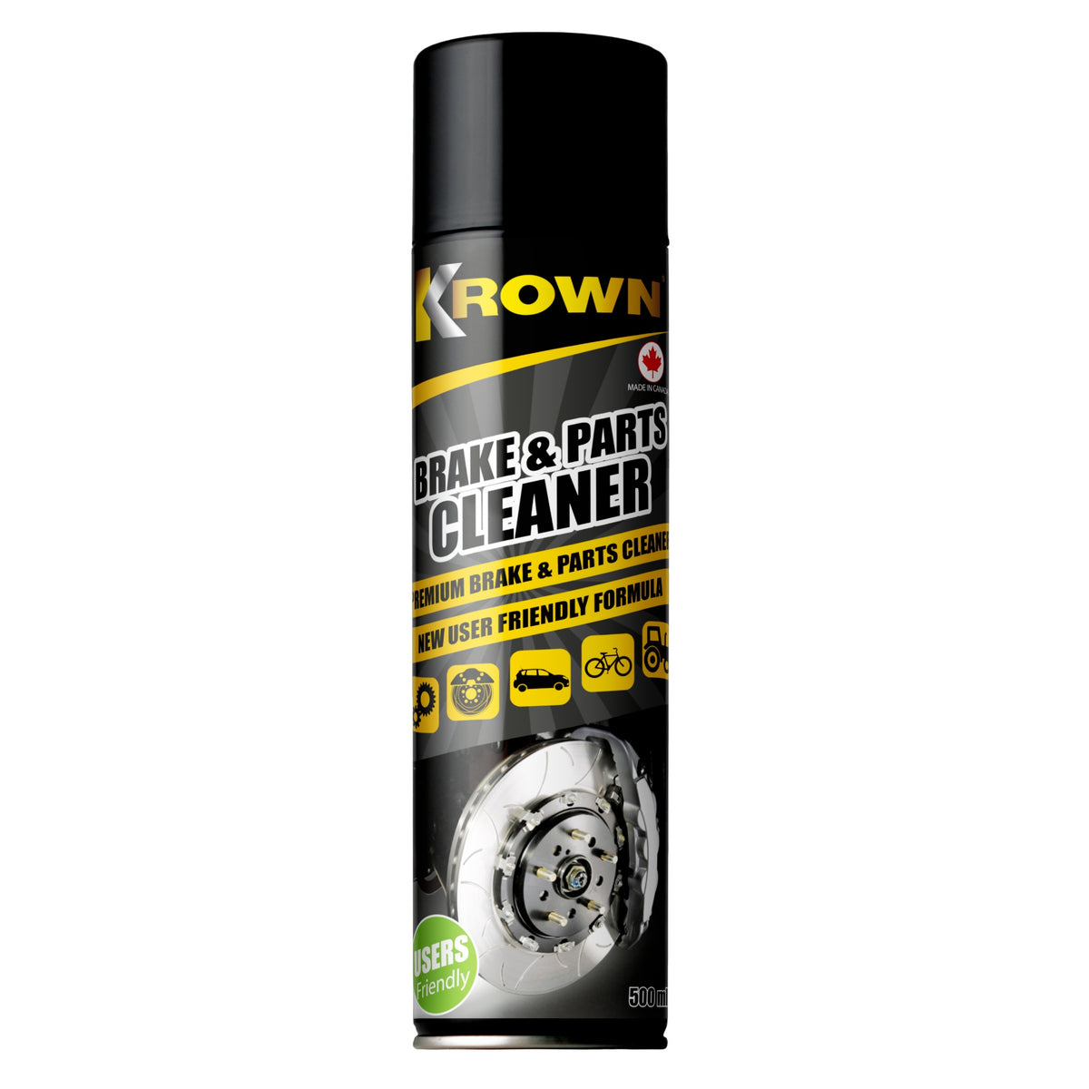 KROWN (BRAKE & PARTS CLEANER) stabdžių diskų valiklis (500 ml.) – Krown ...